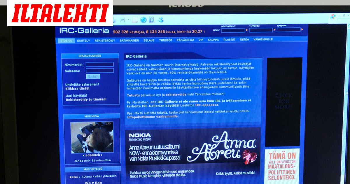 Lukijat muistelevat: Irc-Galleria oli paljon Tinderiä kovempi