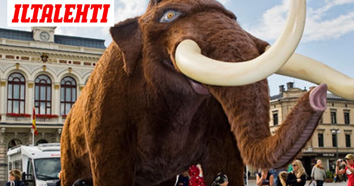Mitä ihmettä? Mammutti keskellä kaupunkia