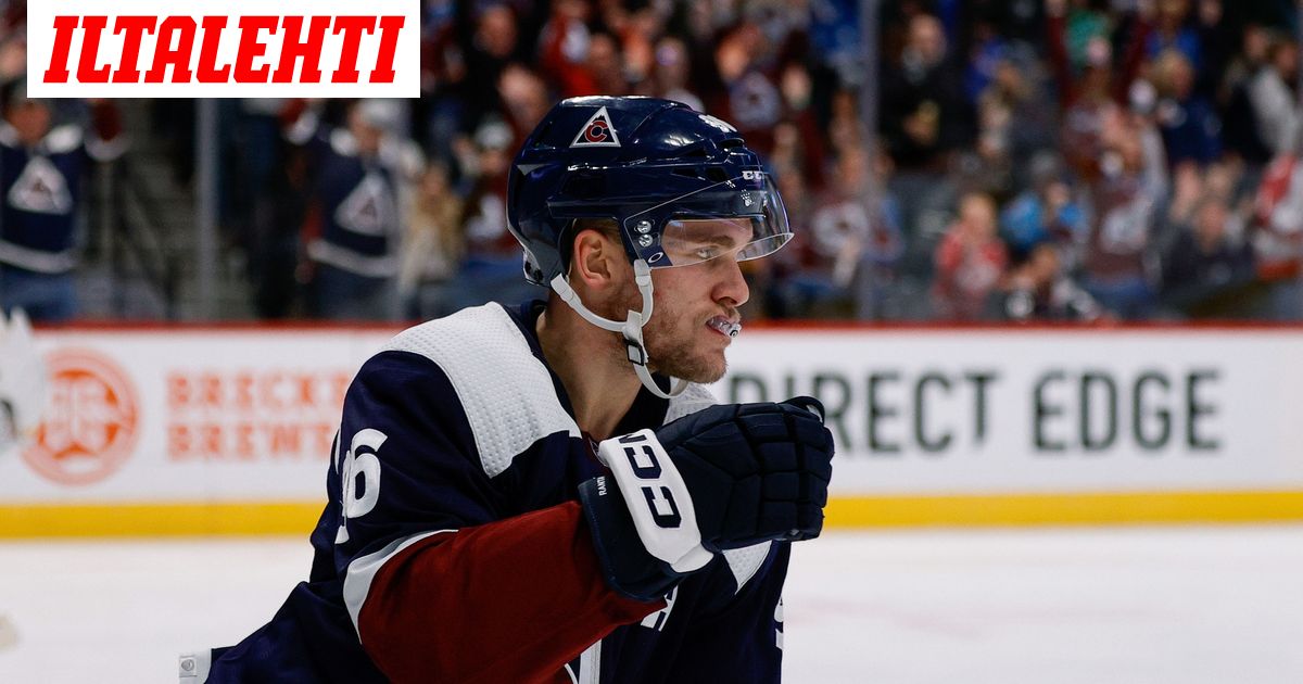 Mikko Rantanen tehokkaana Nashville Predatorsia vastaan
