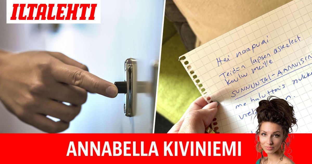 Näkökulma: Tällainen lappu naapurille on juntti teko