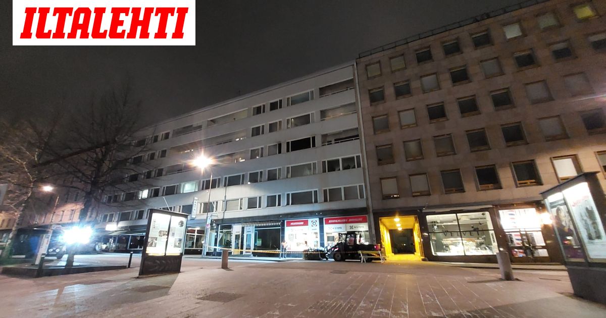 Jyväskylä, Kauppakatu: Kerrostalossa tulipalo