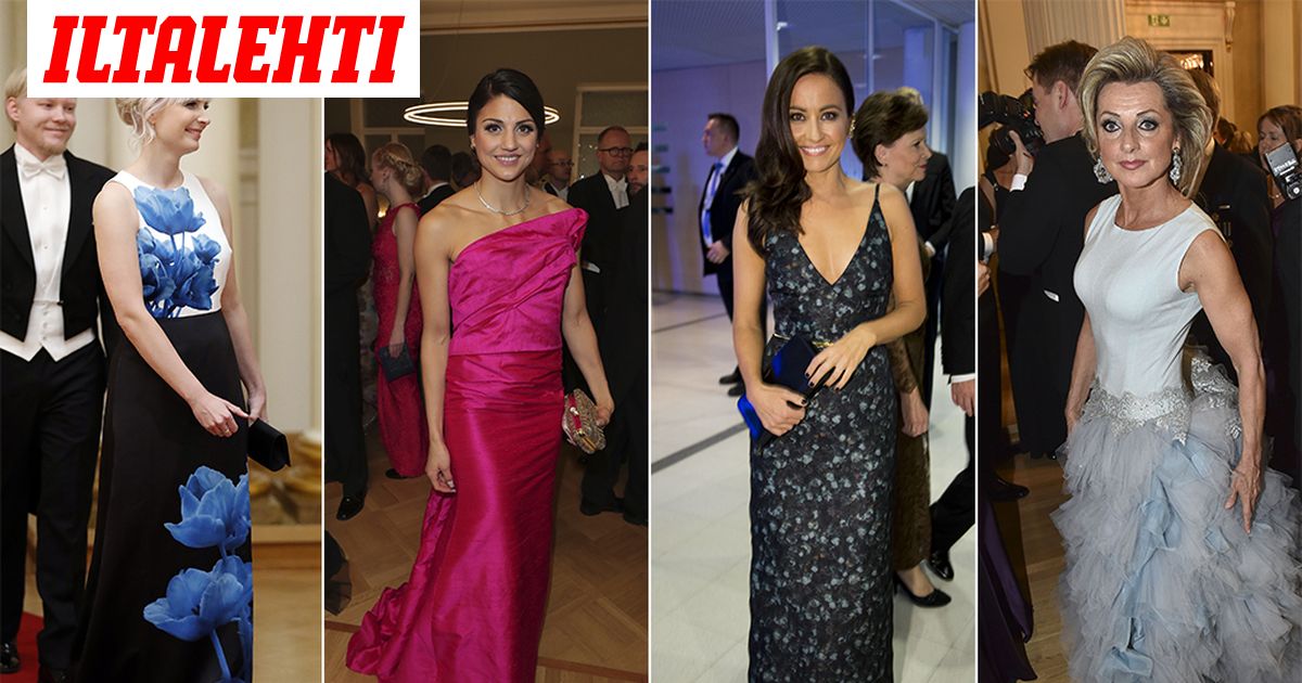 Linnan juhlat: Laura Huhtasaari, Krista Kosonen, Jaana Pelkonen ...