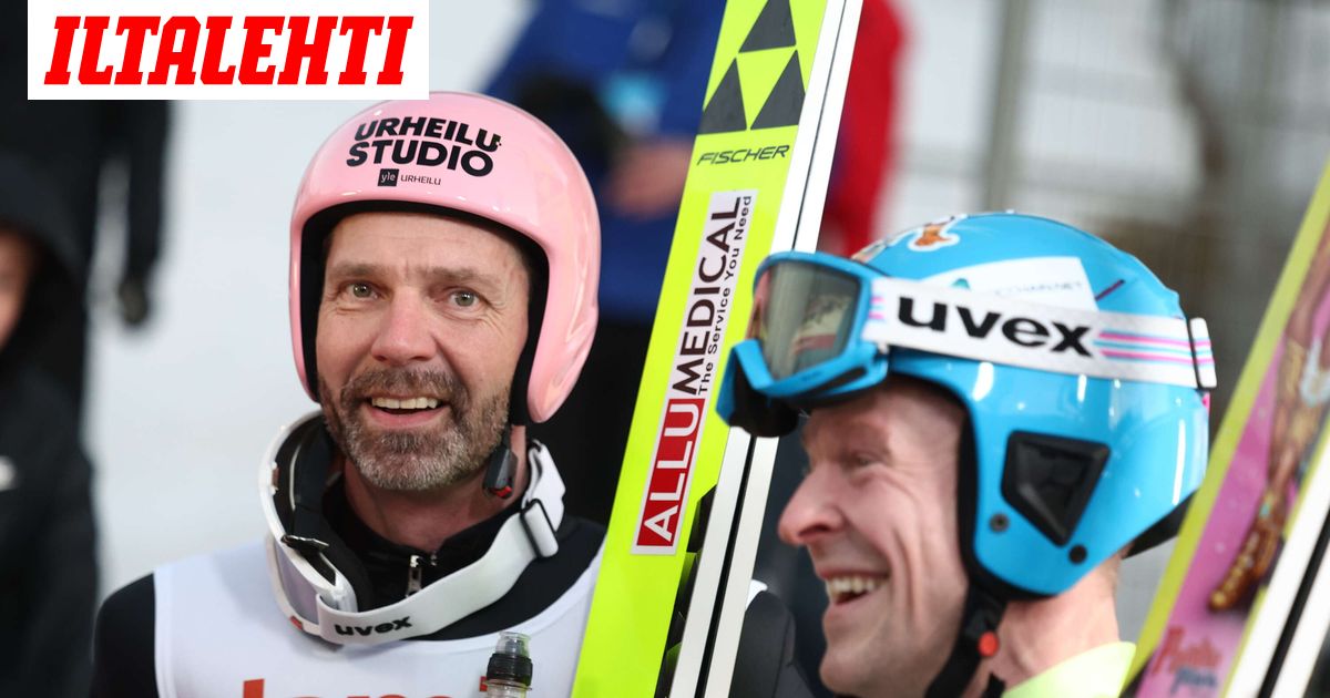 Janne Ahonen ja Toni Nieminen hyppäsivät kilpaa – Näin kävi