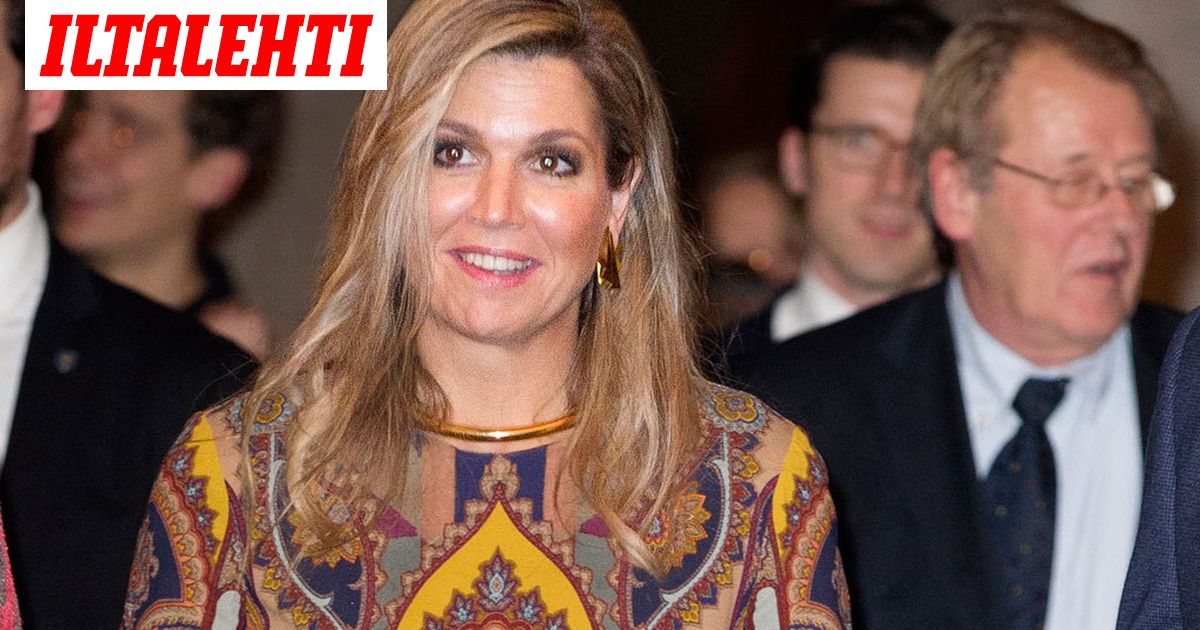 Kuningatar Maxima kohahdutti räikeässä haalarissa