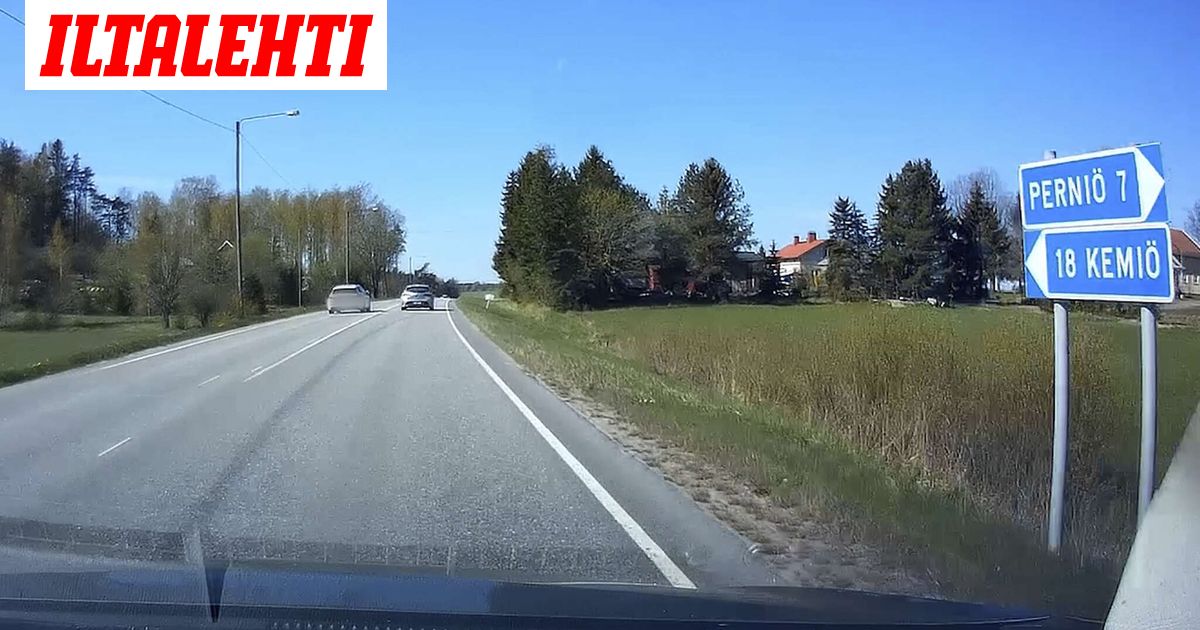 Hurja ohitus tallentui Matin kojelautakameraan: ”Tarvitsi varmaan ...