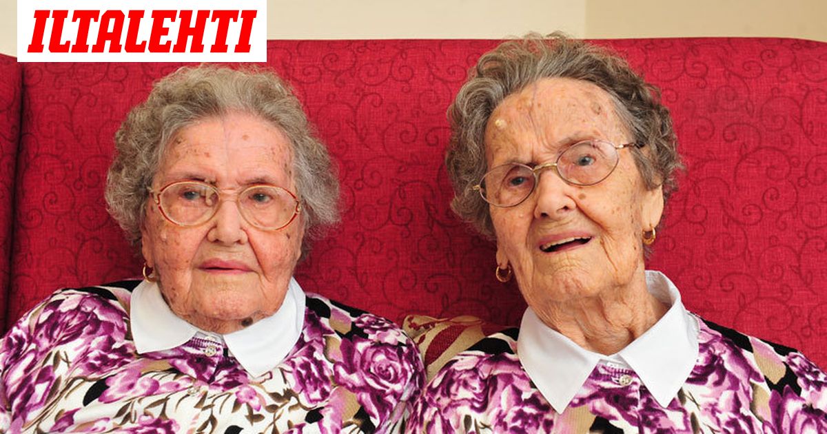 Harvinainen tapaus: Identtiset kaksoset viettävät satavuotisjuhliaan ...