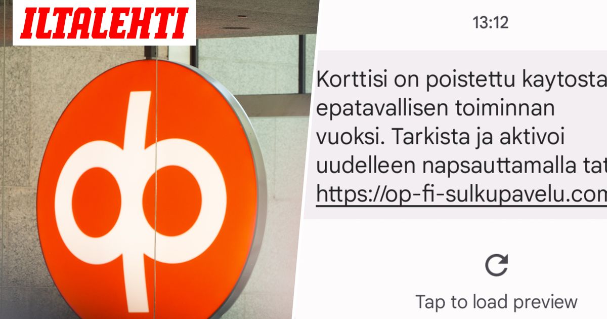 Kalastelu: OP:n nimissä lähetetään huijausviestejä