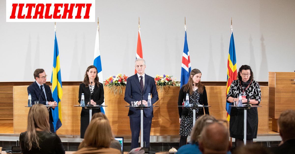 Pohjoismaiden pääministerit tapaavat tänään Helsingissä