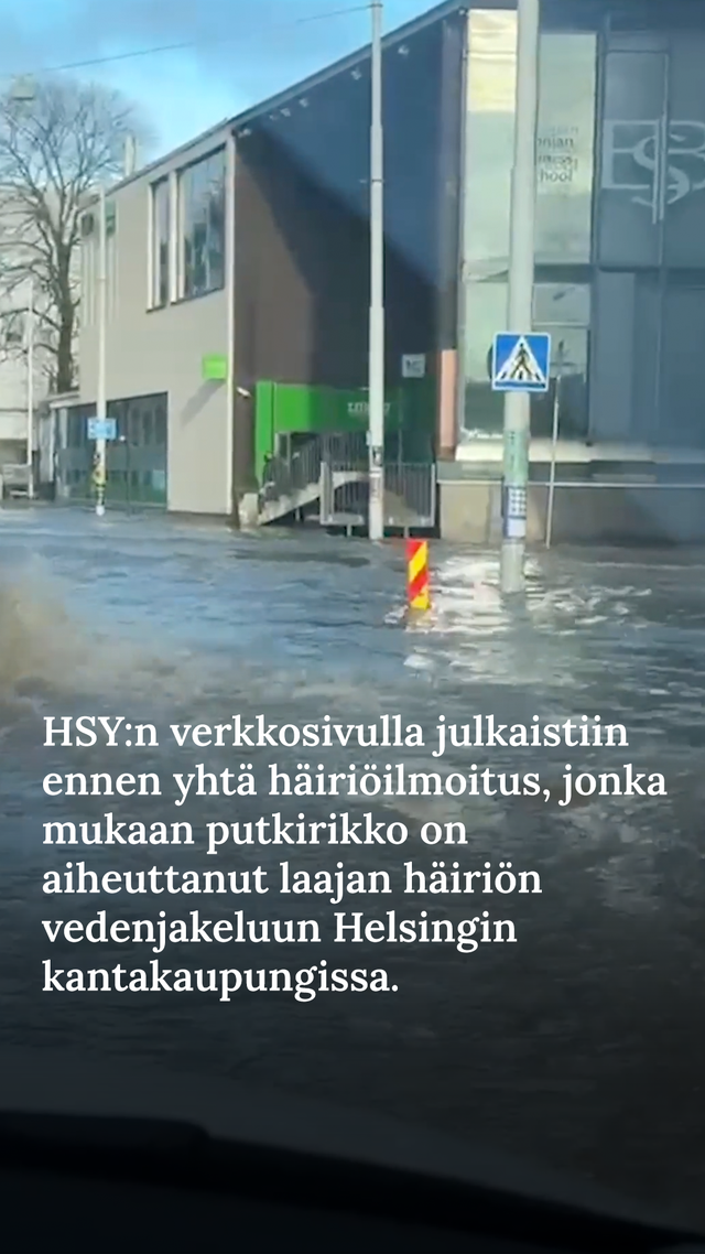 Video: Tältä Helsingin keskustan tulva näytti | Iltalehti