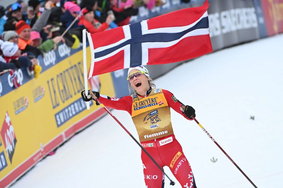 Hämmästyttävä tilasto Therese Johaugista