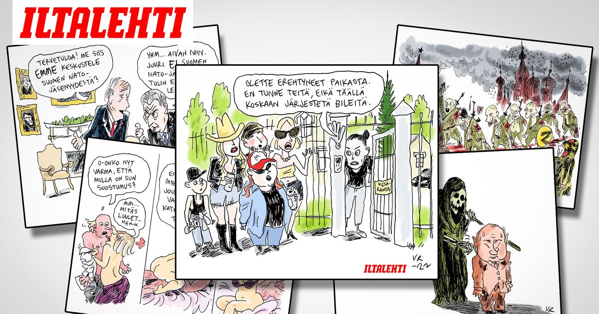 Ville Ranta: äänestä vuoden paras pilapiirros