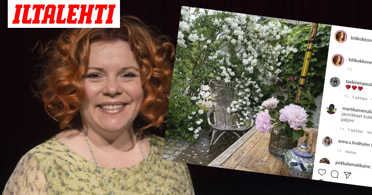 Kiti Kokkonen julkaisi kuvan pihastaan