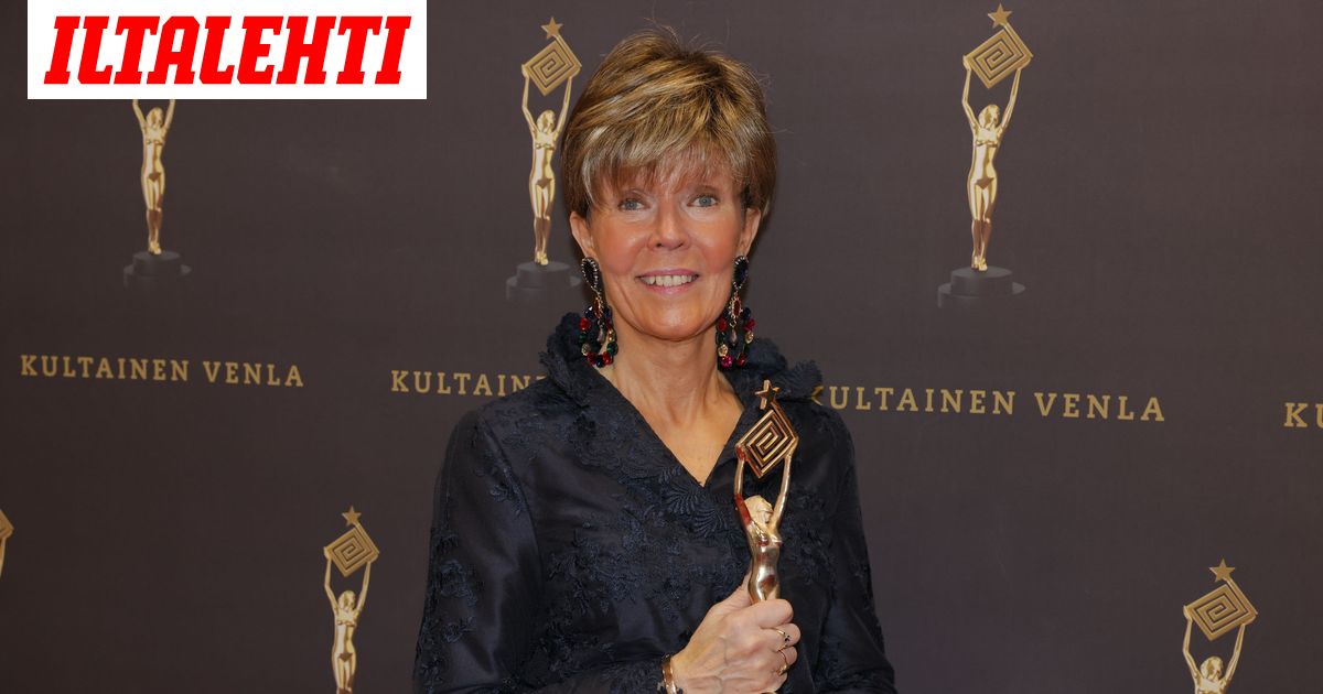 Helena Petäistö palkittiin elämäntyö-Venlalla – sai yleisön kyyneliin