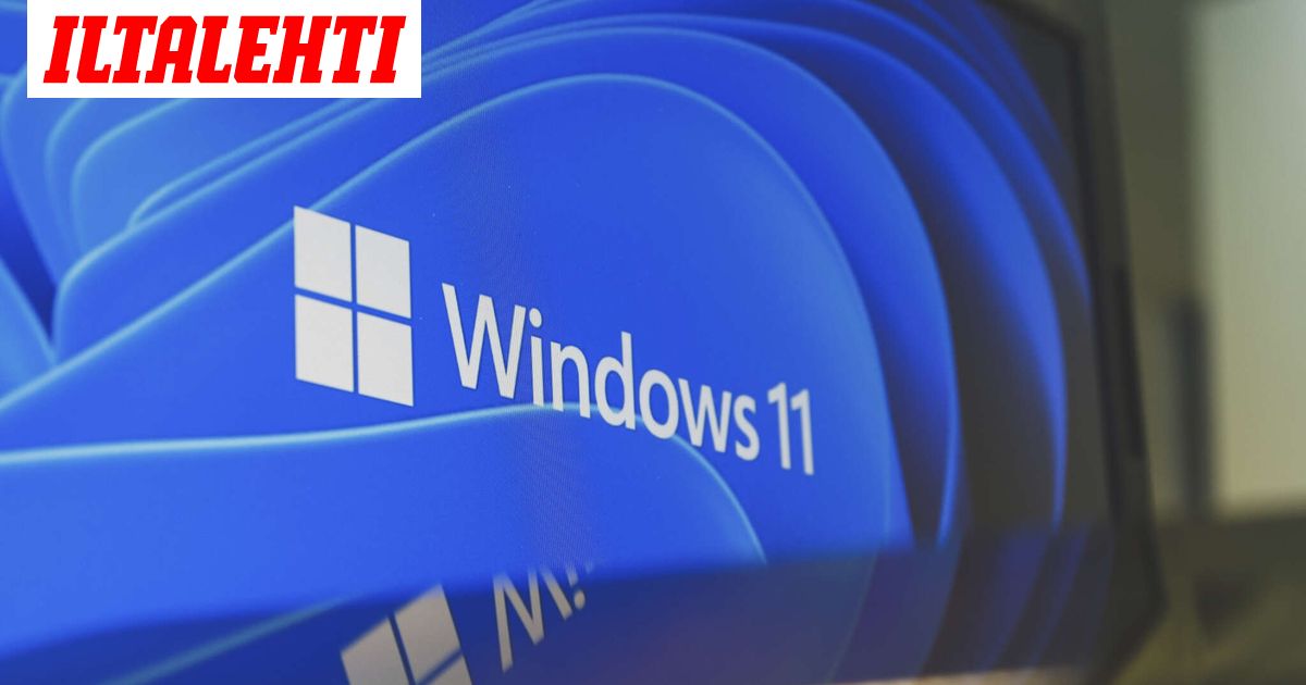 Windows kaatuu mainokseen