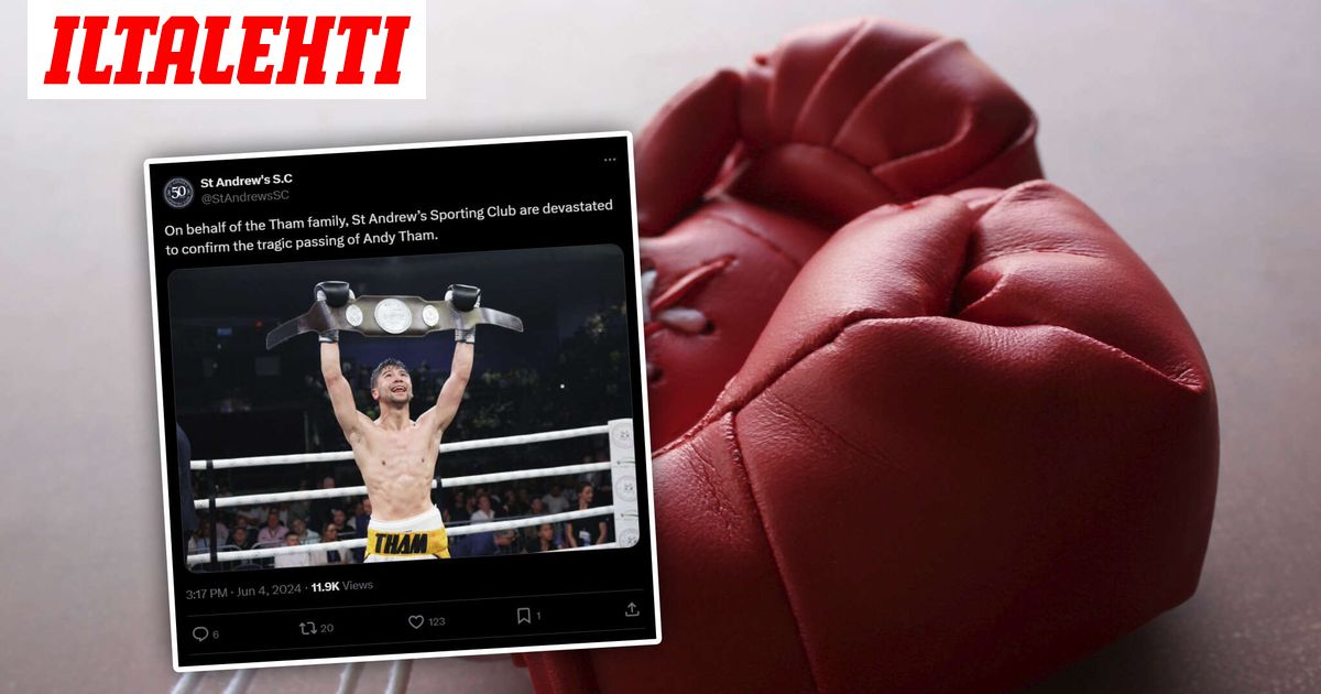 Nyrkkeilymestari Andrew Tham, 28, on kuollut