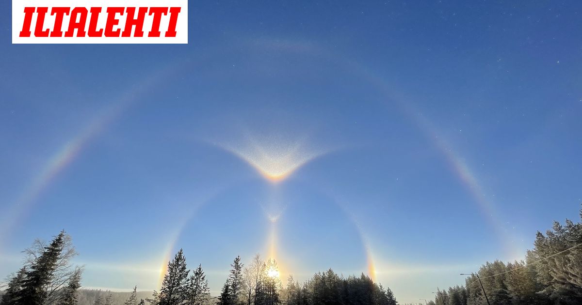 Video: Upea valoilmiö Rukalla