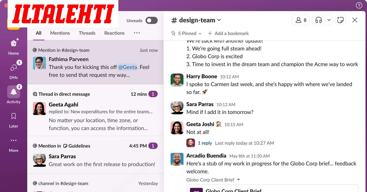 Slack muuttuu perusteellisesti – tämä kaikki on uutta