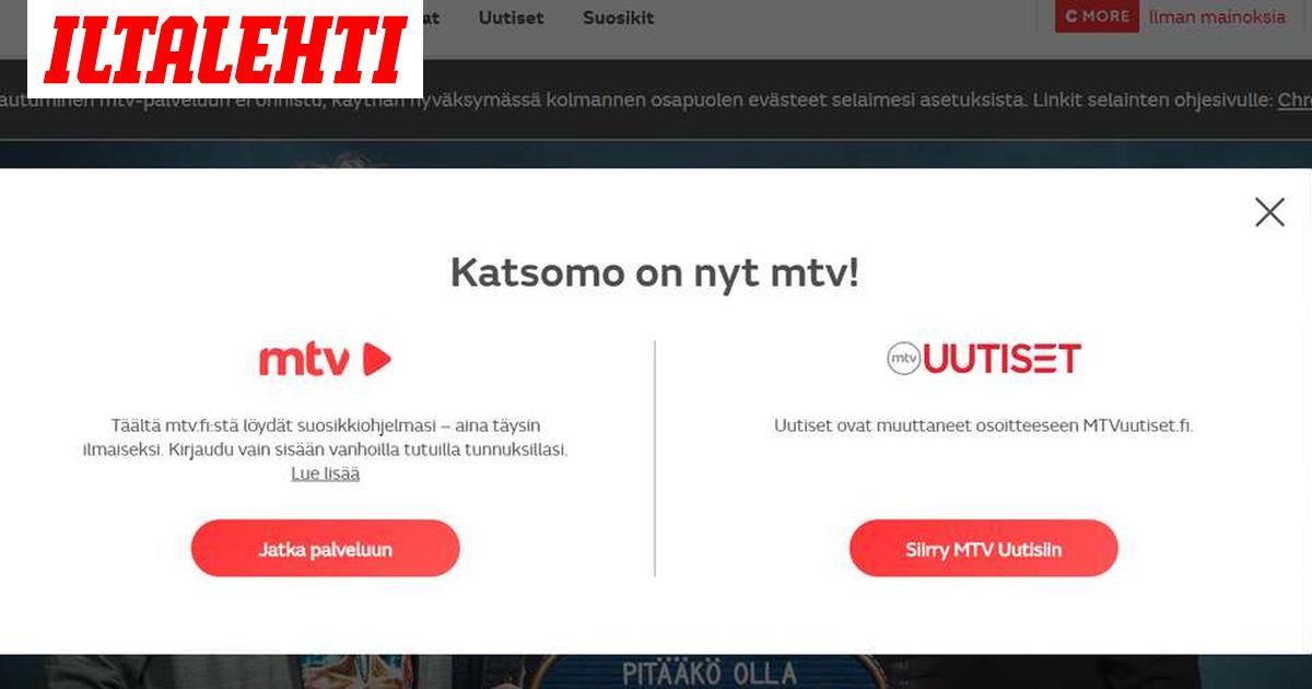 MTV lakkautti Katsomo-palvelun: uudistettu palvelu, uusi nimi
