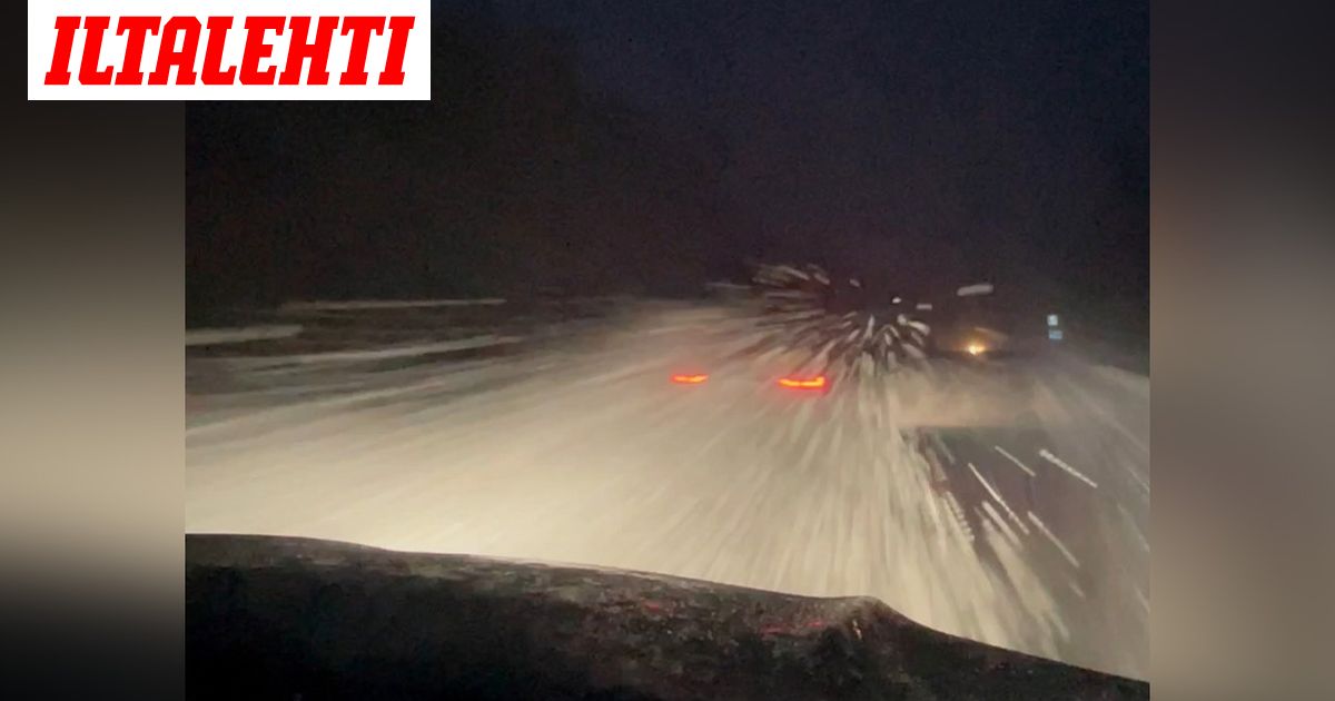 Nooa, 18, kaivoi puhelimen esiin kaamean ajokelin aikana – Videolle ...