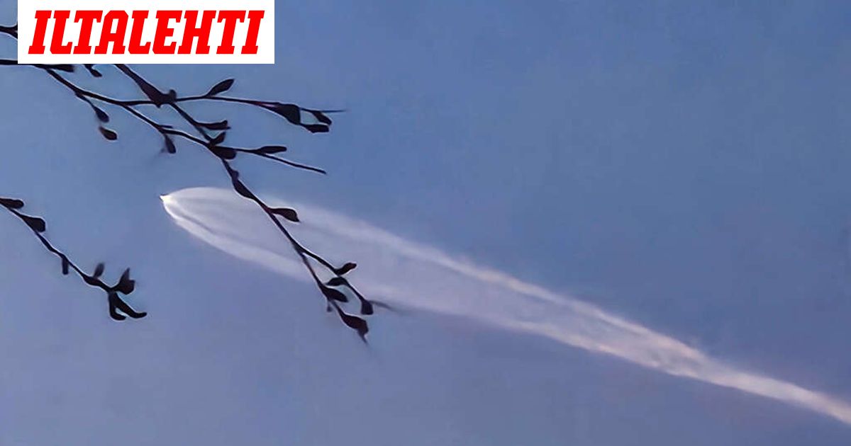 Venäläinen raketti näkyi taivaalla