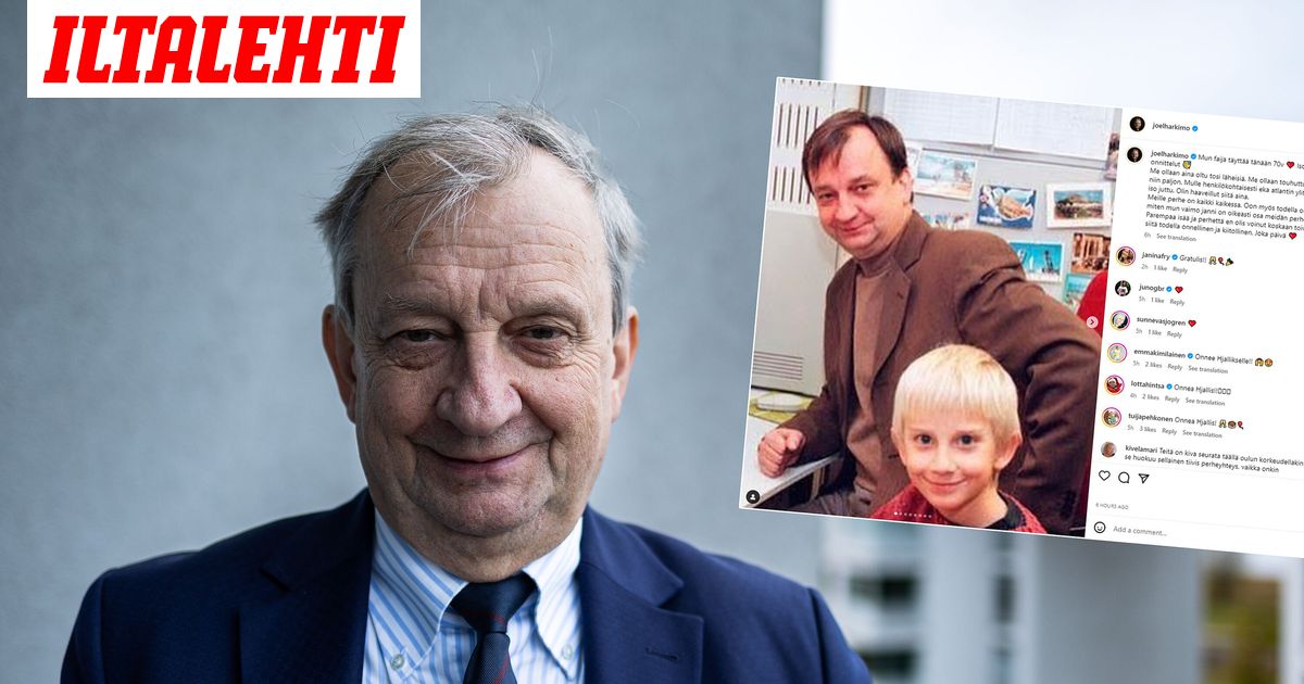 Hjallis Harkimo 70 vuotta: Joel-poika julkaisi harvinaisia perhekuvia