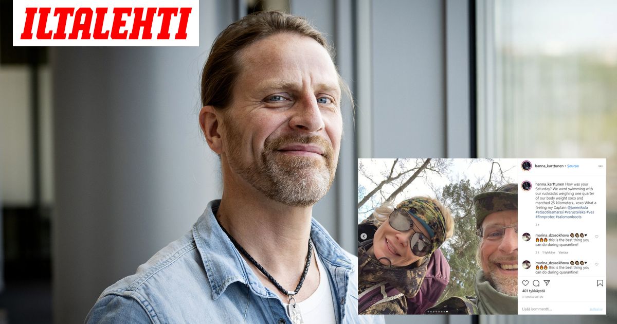 Jone Nikula ja Hanna-rakas viettivät rankan viikonlopun omaan tyyliinsä