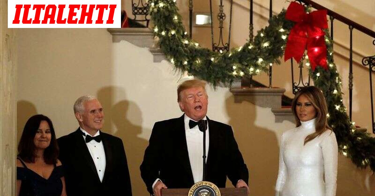 Trump ja Pence julkaisivat viralliset joulupotretit - tältä näyttää ...