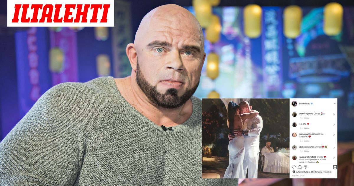 Jari Bull Mentula juhli hääpäiväänsä