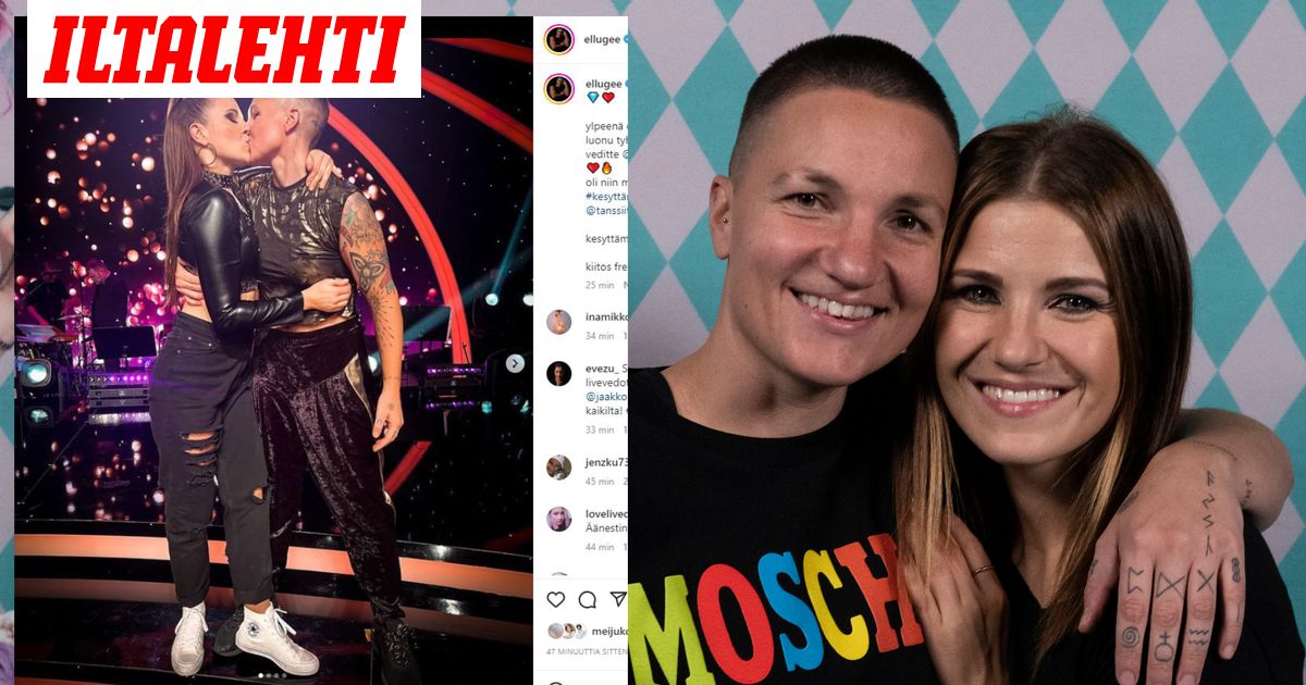 Elina Gustafsson suuteli Ansku-rakastaan tulisesti