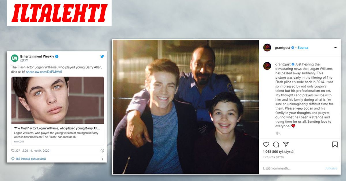Näyttelijä Logan Williams, 16, on kuollut
