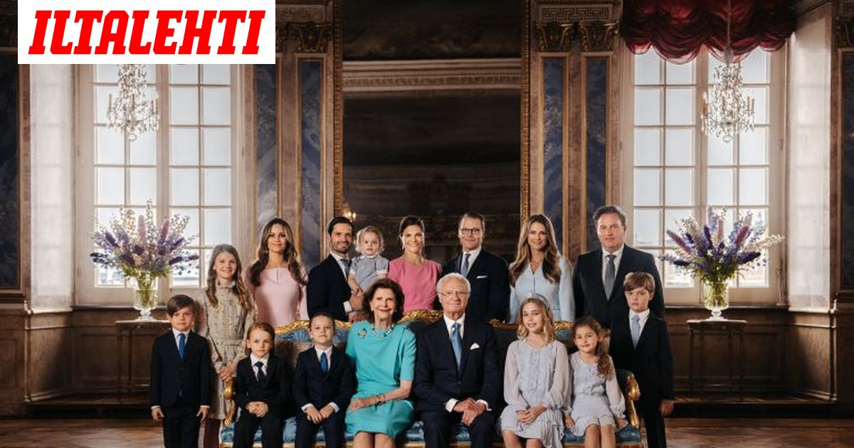 Ruotsin kuningasperhe kokoontui harvinaiseen yhteiskuvaan: Mukana ...