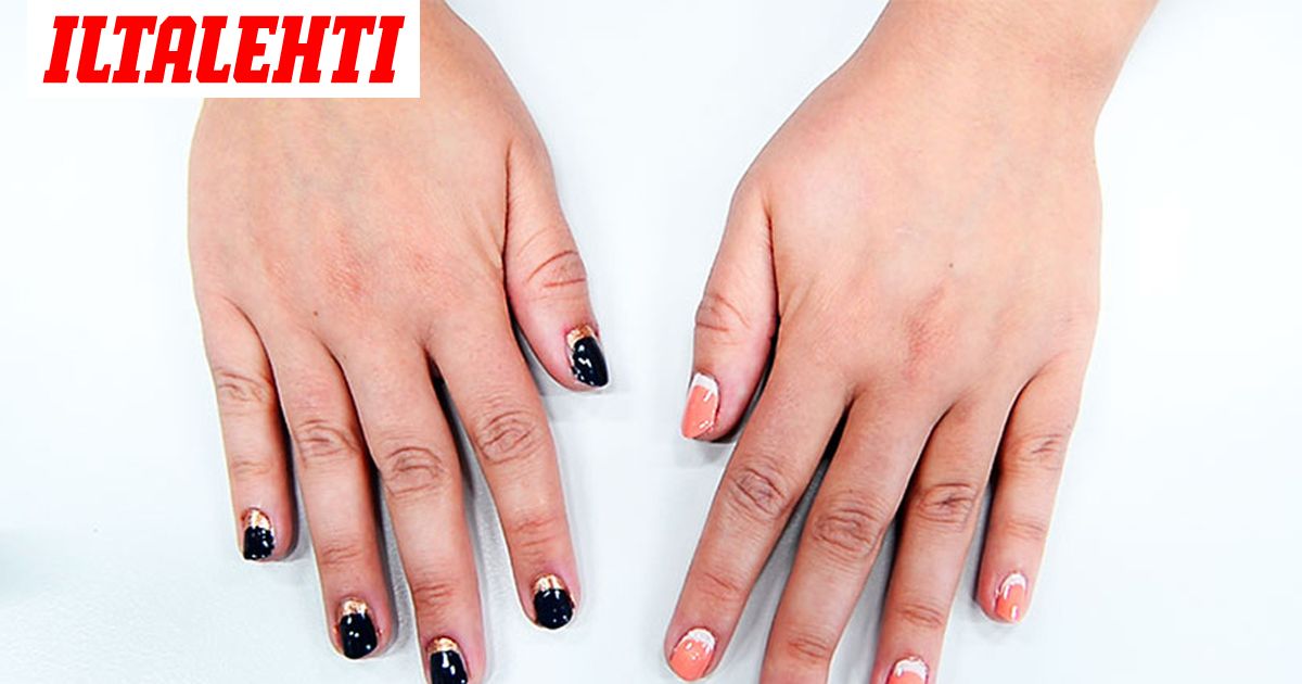 Ranskalainen manikyyri tehdään nyt väärinpäin - Tyyli.com TV