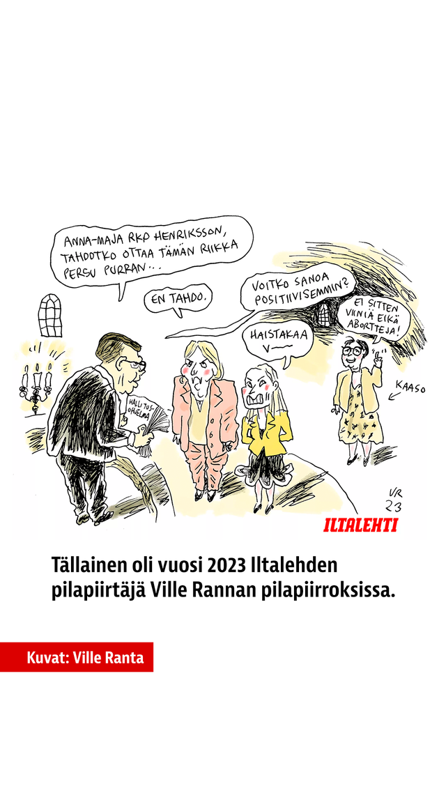 Vuosi 2023 Ville Rannan pilapiirroksissa – Katso parhaat kuvat | Iltalehti