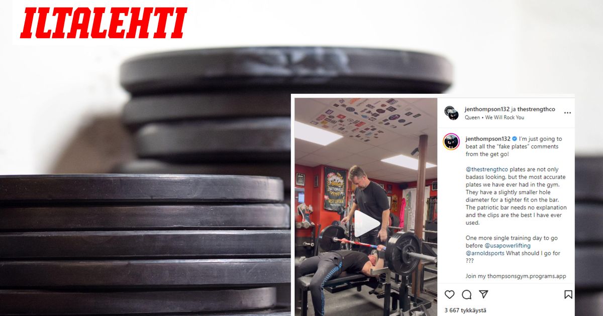 Jen Thompson, 49, nosti 147 kiloa penkistä