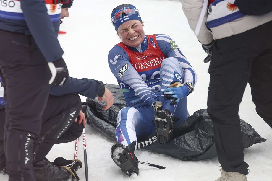 Krista Pärmäkoski aivan rikki – Kävely täyttä tuskaa