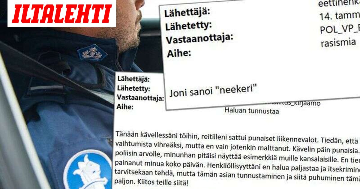 Työkaveri sanoi "neekeri" - Näin poliisit vasikoivat toisistaan: Lue IL ...