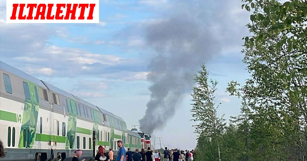 VR:n veturi syttyi tuleen – Nyt tuli uusi käänne