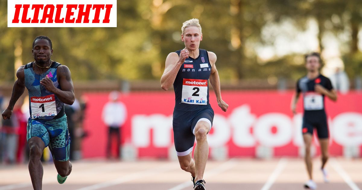 Nyt tärähti! Samuli Samuelsson juoksi 100 metrin Suomen ennätyksen