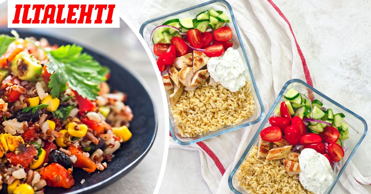 Helpot salaatit lounaaksi