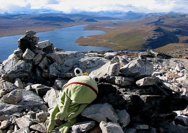 Samppi Sammakko kiipeilee korkeilla vuorilla - katso kuvat