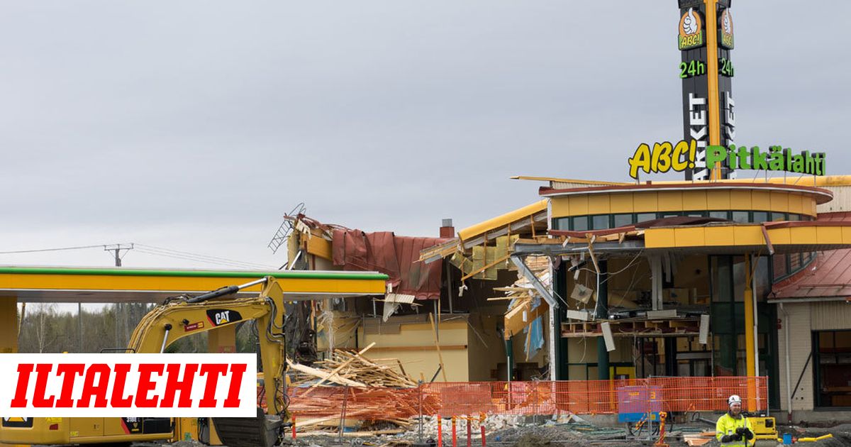Autoilijoiden suosima ABC-asema puretaan - lohduton näky - IL-TV