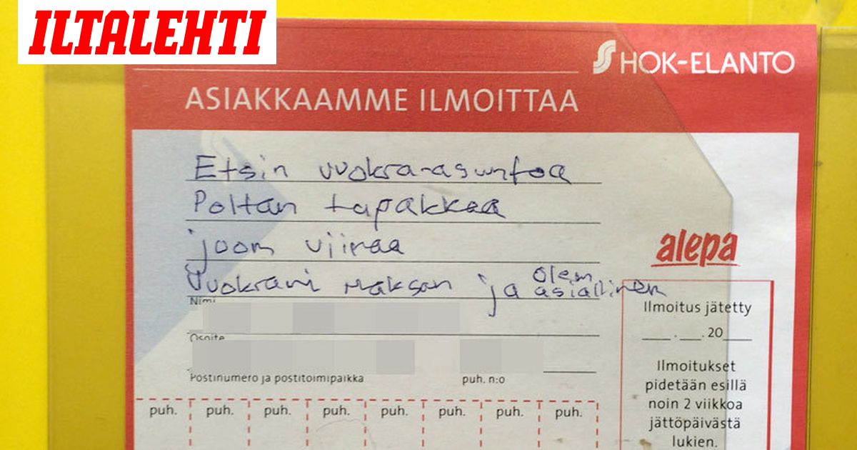 Karvaton, työssäkäyvä mies ja 11 muuta järjetöntä rivi-ilmoitusta