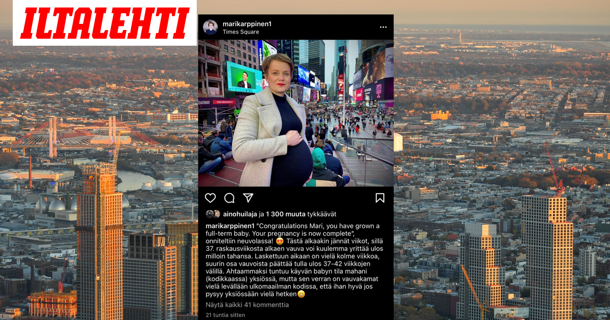 Mari Karppinen selätti koronan ollessaan raskaana
