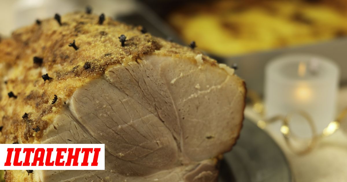 Jäisen kinkun paistaminen onnistuu - joulu ei ole pilalla