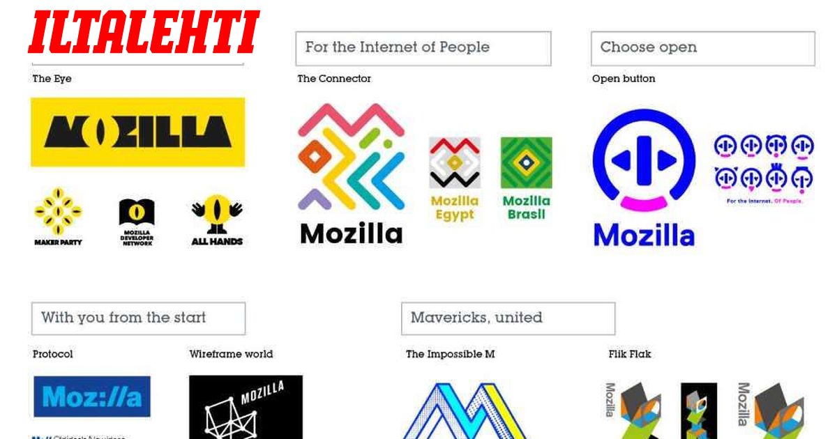 Mozilla uusii ilmeensä – jokin näistä on säätiön uusi logo