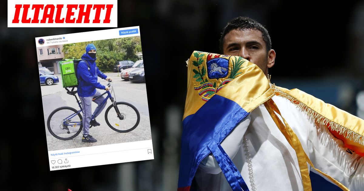 Olympiavoittaja Ruben Limardo Gascon työskentelee Uber Eatsin ...