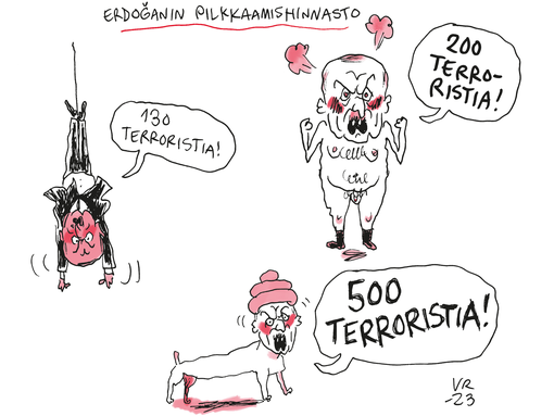 Ville Ranta: Erdoğan-pilapiirros Ruotsin yleisradiossa