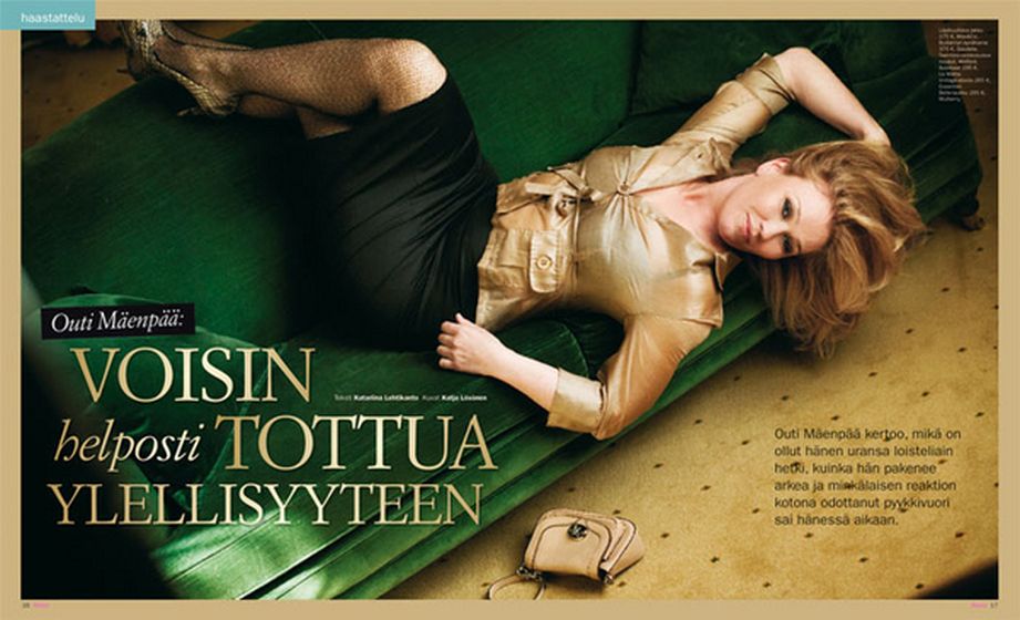 Outi Mäenpää: Totuin helposti luksuselämään