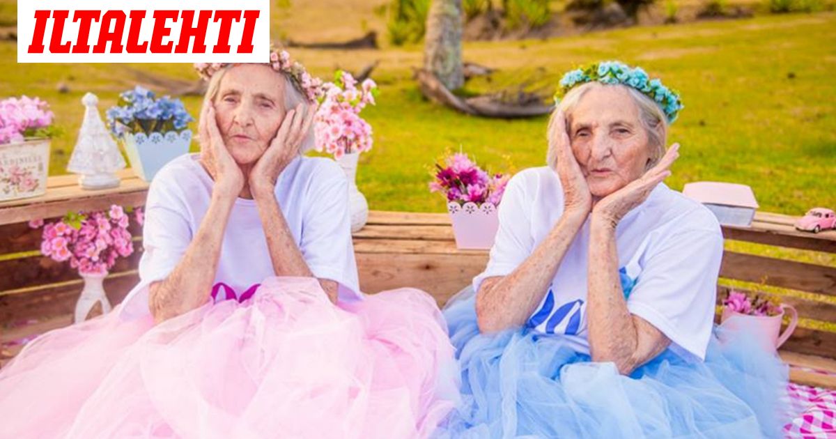 100-vuotiaat identtiset kaksoset ikuistettiin koskettaviin kuviin