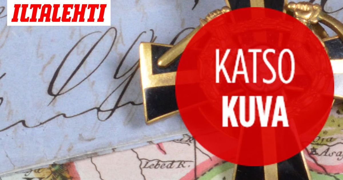 Harvinainen Mannerheim-risti myynnissä: Lähtöhinta 20 000 euroa!